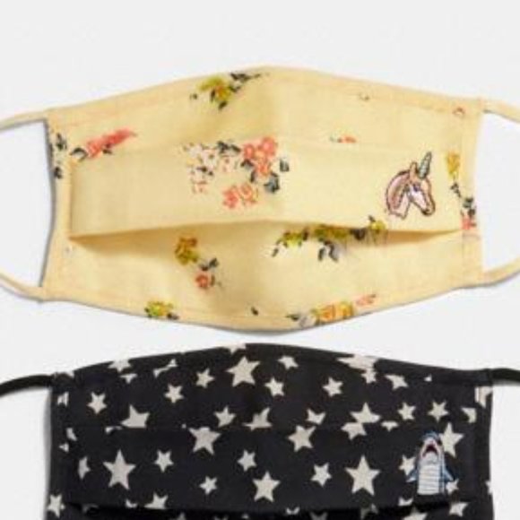 Coach | Accessories | Coach Unicorn Face Mask W Floral Print | Poshmark